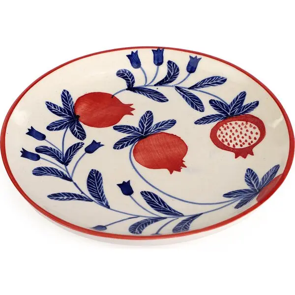 CASA AMAROSA Floral Plate - Red