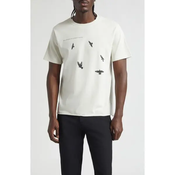 JKEEFER No Direction Organic Cotton Graphic T-shirt