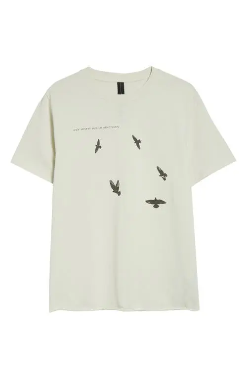 JKEEFER No Direction Organic Cotton Graphic T-shirt
