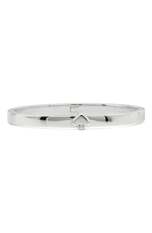 Kate Spade New York Everyday Spade Slim Bangle Bracelet - Silver