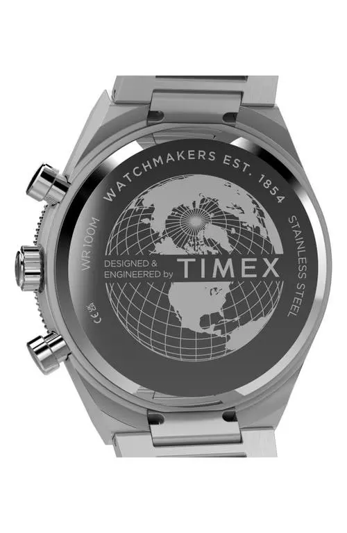 Timex® Timex Stainless Steel Chronograph Bracelet Watch