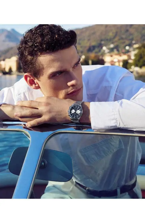 Timex® Timex Stainless Steel Chronograph Bracelet Watch