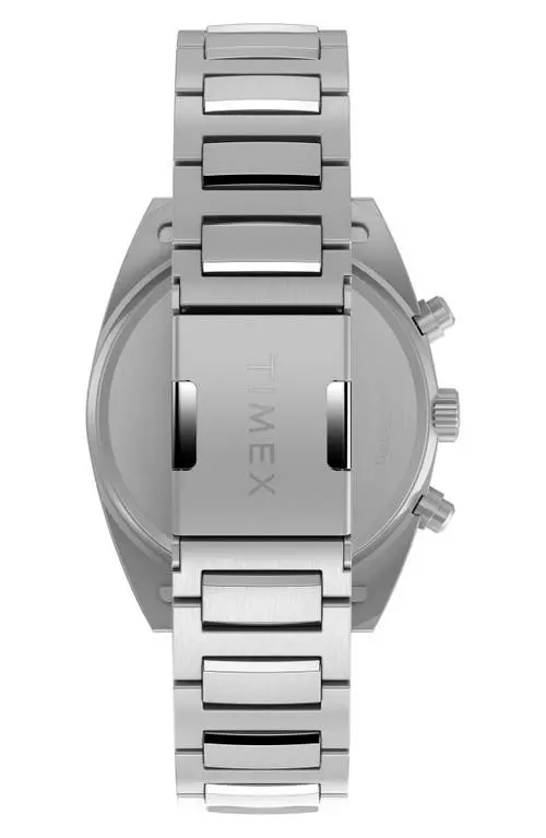 Timex® Timex Expedition Capstone Chronograph Stainless Steel Bracelet Watch - Silver-tone