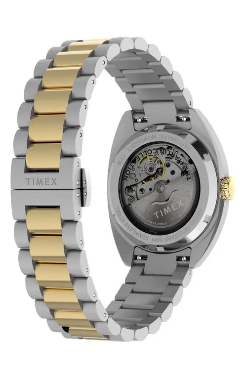 Timex® Marlin® Draper Automatic Bracelet Watch - Two-tone