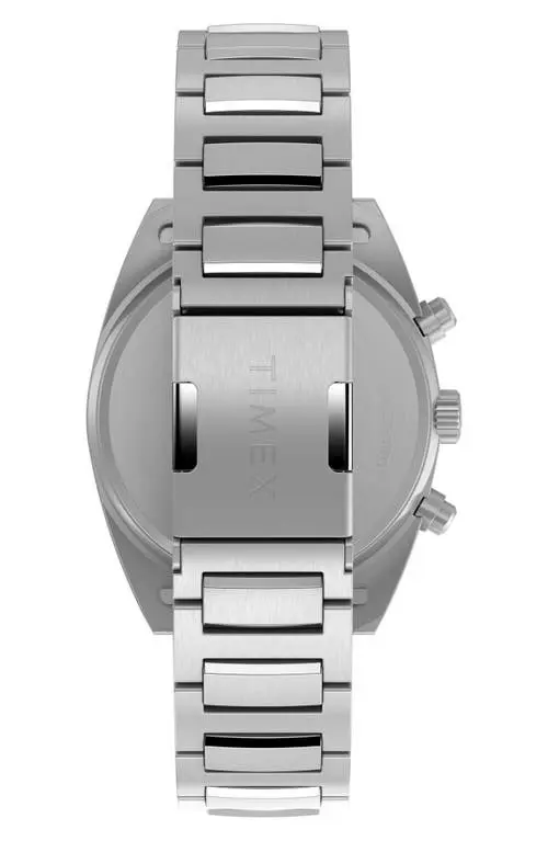 Timex® Expedition Capstone Chronograph Stainless Steel Bracelet Watch - Silver-tone