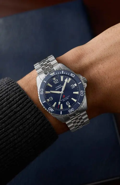 Timex® Timex Deepwater Arctic 200 Bracelet Dive Watch - Silver-tone