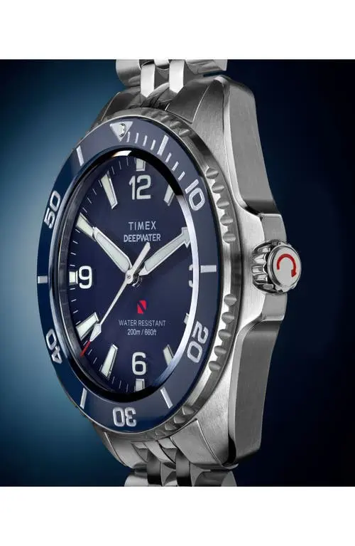 Timex® Timex Deepwater Arctic 200 Bracelet Dive Watch - Silver-tone
