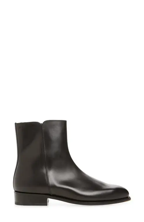 J.M. WESTON Fusain Zip-up Leather Boots