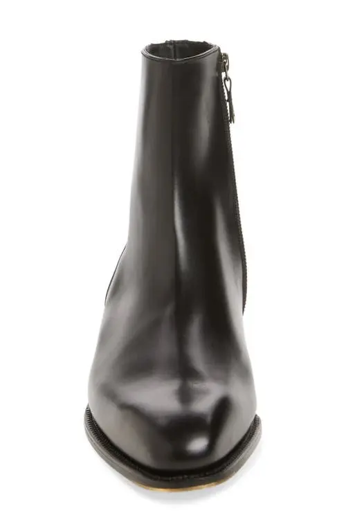 J.M. WESTON Fusain Zip-up Leather Boots