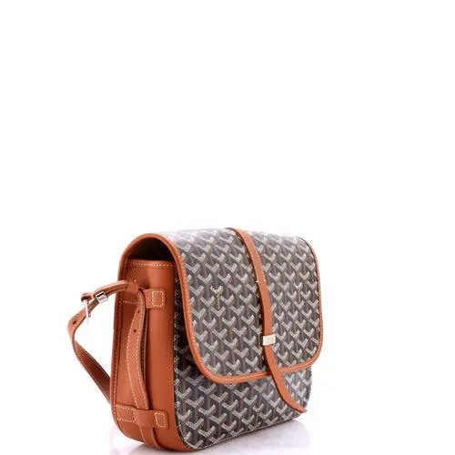 Goyard Belvedere Ii Messenger Bag Coated Canvas Mm - Black