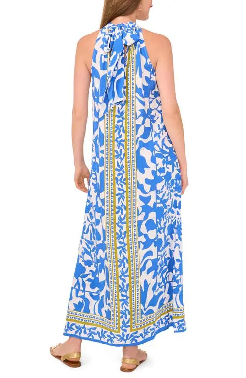 Vince Camuto Sleeveless Tie Back Maxi Dress