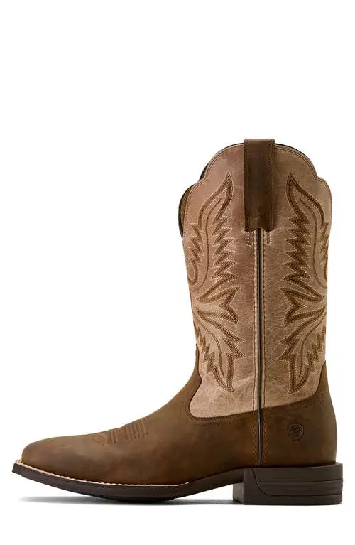Ariat Brush Creek Western Boots With Traditional Stitching