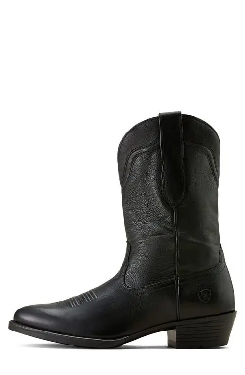 Ariat Grayson R Toe Western Boots - Eclipse Black