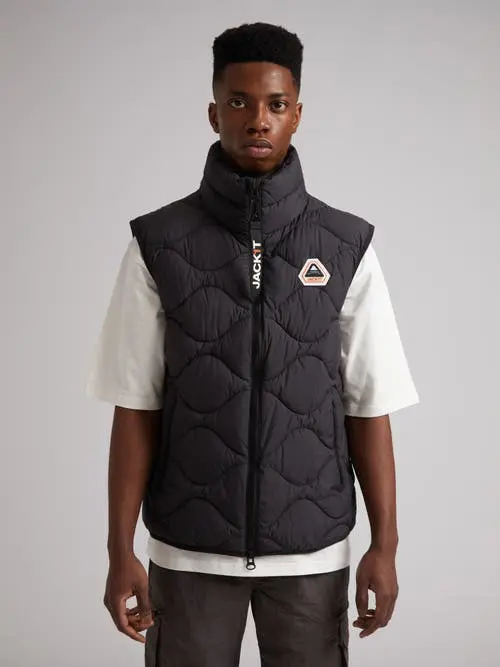 JACK1T Orb1t High Neck Gilet - Black