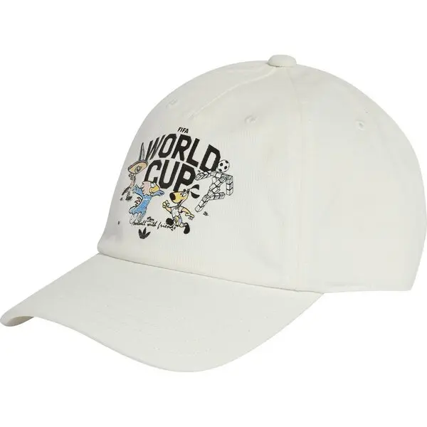 Adidas World Cup Mascot Baseball Cap - Off White