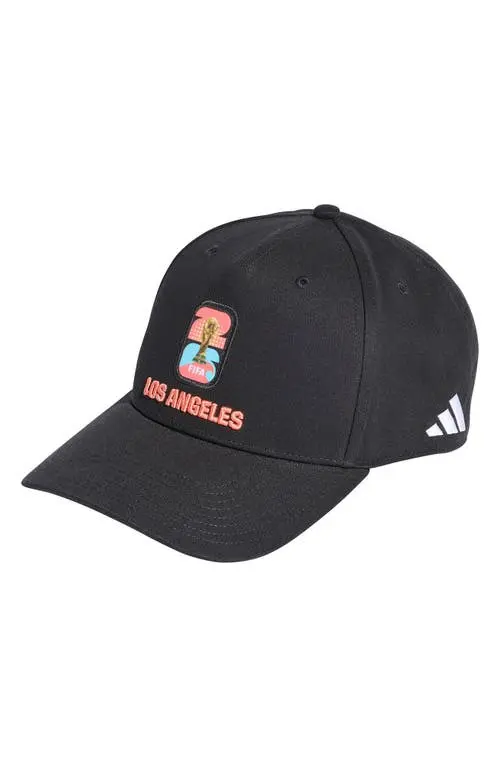 Adidas Fifa World Cup 2026™ Los Angeles Adjustable Cap - Black/white