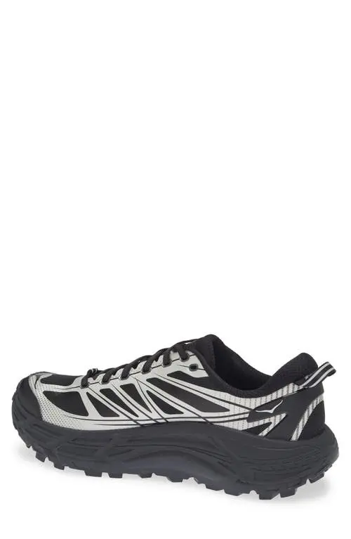 HOKA® Mafate Speed 2 Trail Running Sneakers - Black/silver