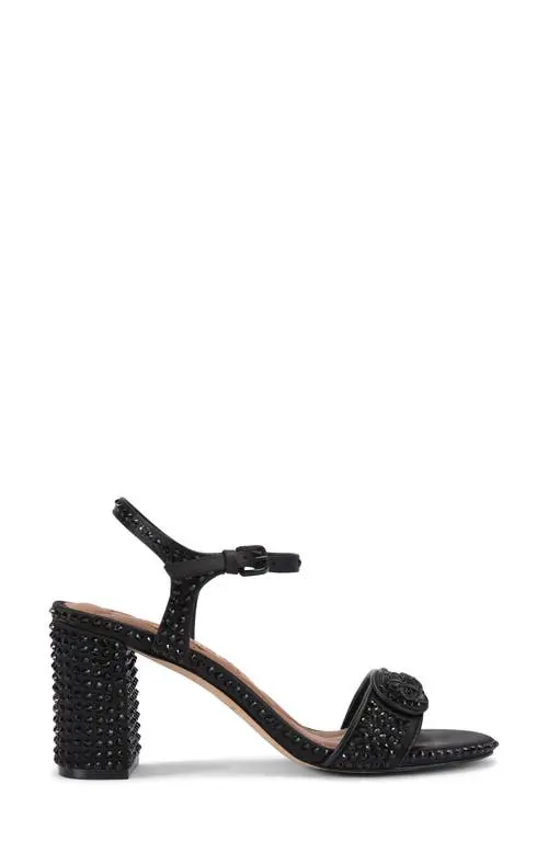 Kurt Geiger Kensington Langley Embellished Block Heel Sandals