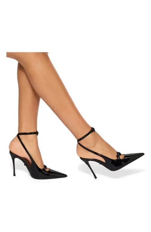 Kurt Geiger Embellished Buckle Ankle Strap Stiletto Pumps