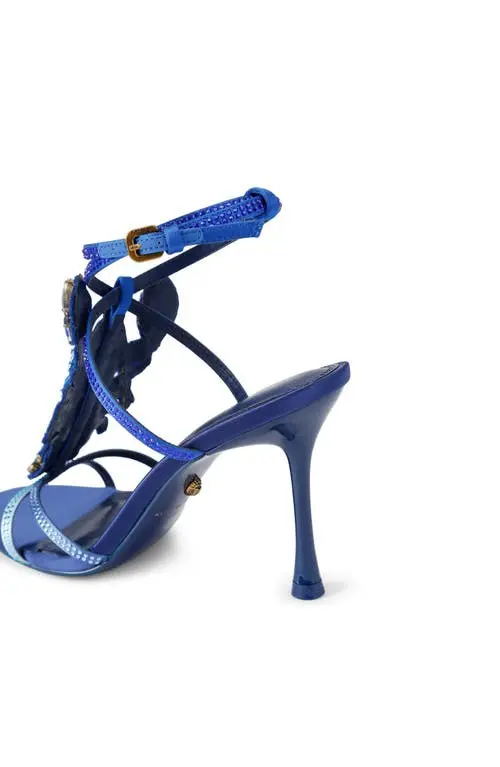Kurt Geiger Lobster Ankle Strap Satin Sandal