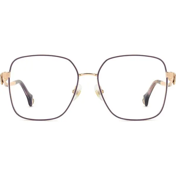 Carolina Herrera Oversized Square Reading Glasses - Gold Copper