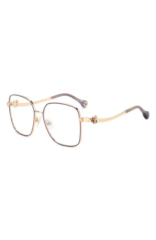 Carolina Herrera Oversized Square Reading Glasses - Gold Copper