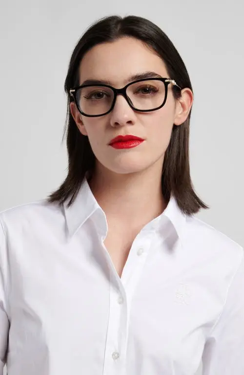 Carolina Herrera Square Reading Glasses - Black