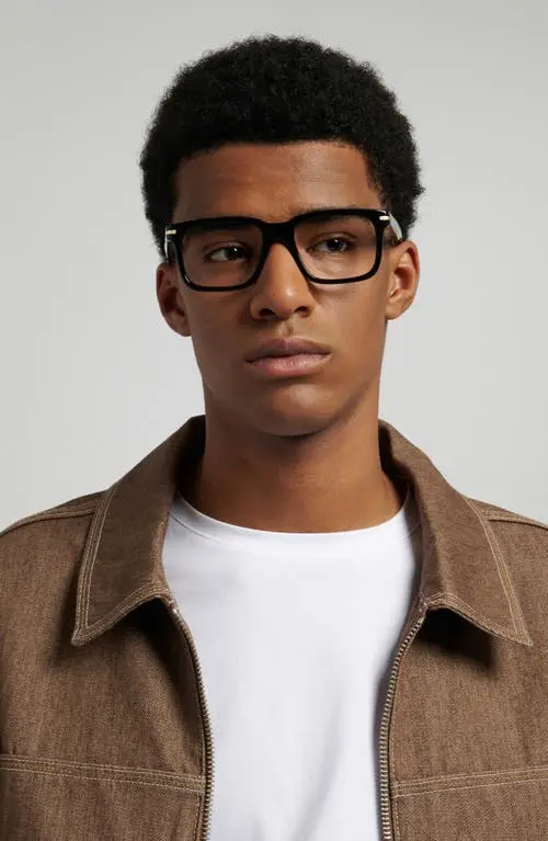 Carrera Eyewear Rectangle Optical Glasses - Black