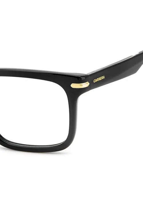 Carrera Eyewear Rectangle Optical Glasses - Black