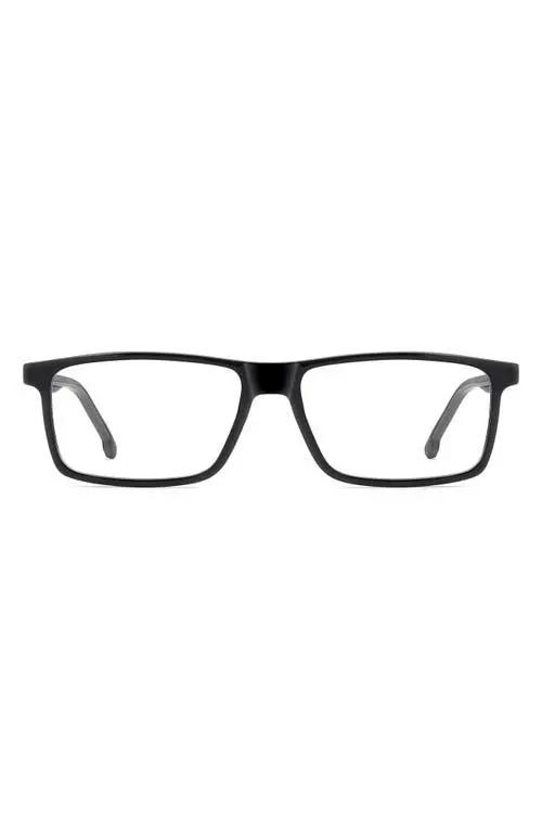 Carrera Eyewear Rectangular Full Rim Eyeglasses - Black