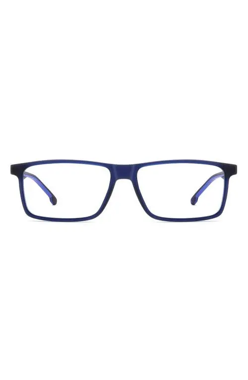 Carrera Eyewear Rectangular Full Rim Eyeglasses - Blue
