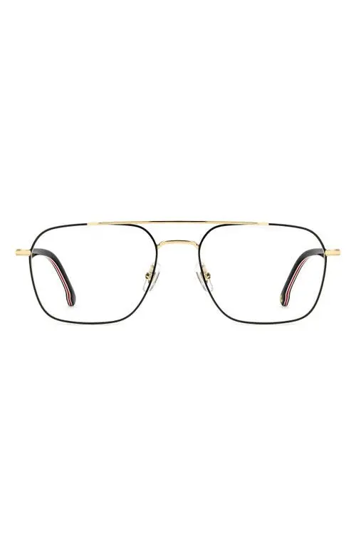 Carrera Eyewear Square Optical Glasses - Black Red