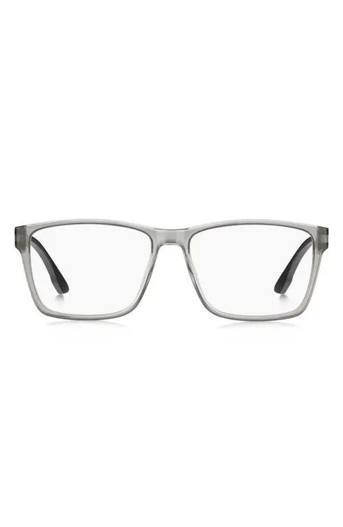 Hugo 57mm Rectangular Optical Glasses - Grey