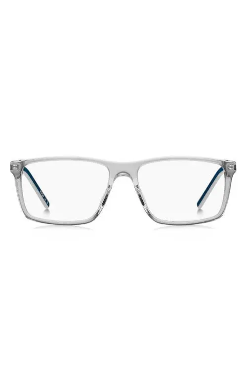Hugo Rectangular Acetate Eyeglasses