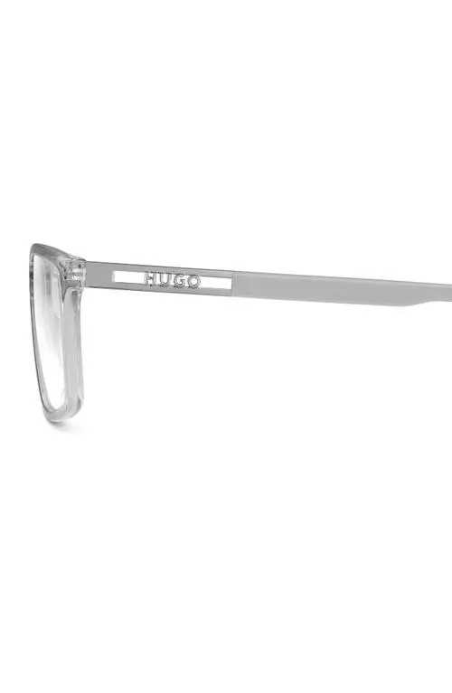 Hugo Rectangular Acetate Eyeglasses