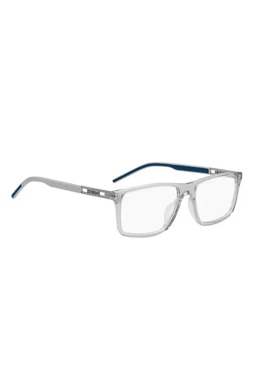 Hugo Rectangular Acetate Eyeglasses