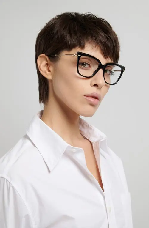 Marc Jacobs 53mm Cat Eye Optical Glasses - Black