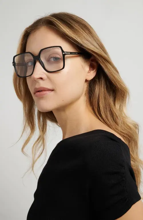 Victoria Beckham Square Optical Glasses - Black