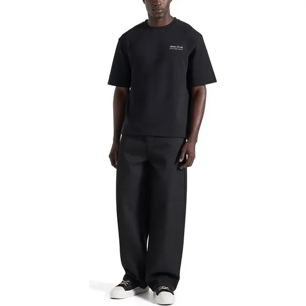 Manière De Voir Kian Circuit De Monaco Cotton T-shirt - Black