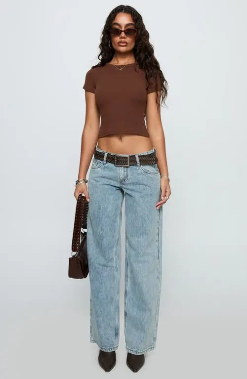 Princess Polly Ellanor Slouchy Wide Leg Jeans