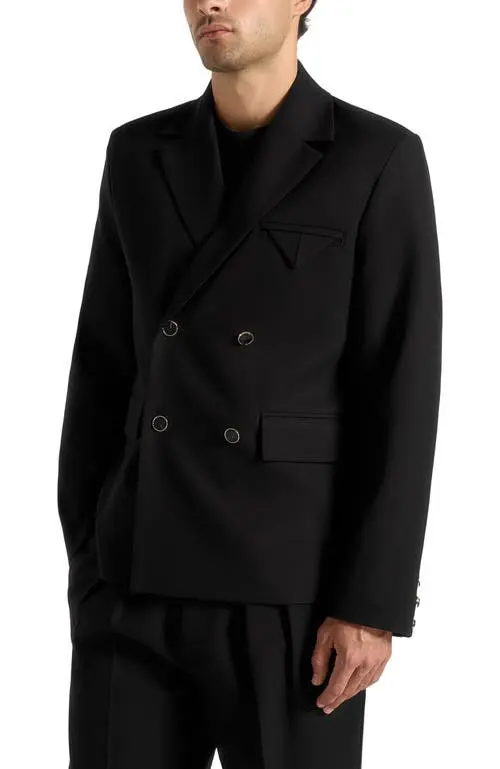Manière De Voir Didier Double Breasted Tailored Suit Jacket