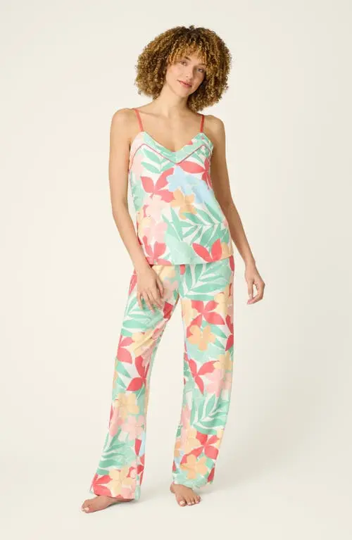 PJ Salvage The Coastal Club" Printed Jersey Camisole