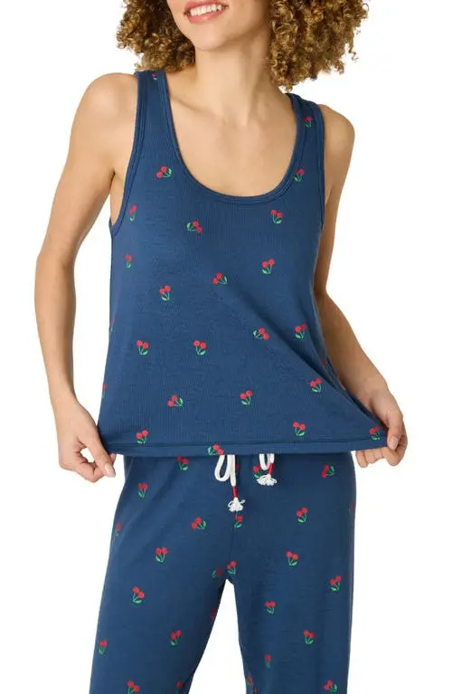 PJ Salvage Star Spangled Summer Lounge Tank - True Navy