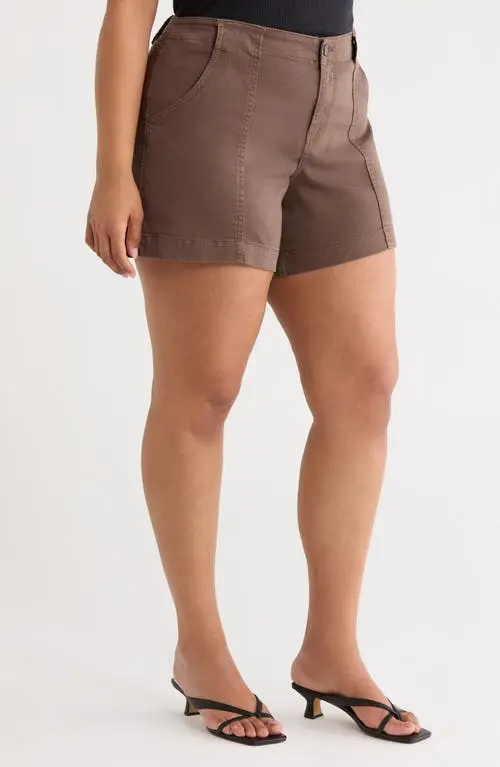 Kut From The Kloth Jane High Waist Denim Utility Shorts