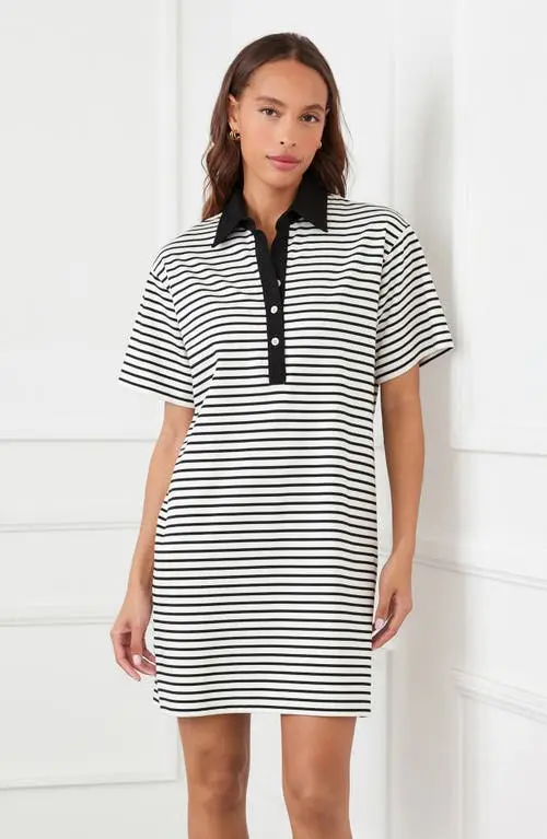 Karen Kane Stripe Polo Dress