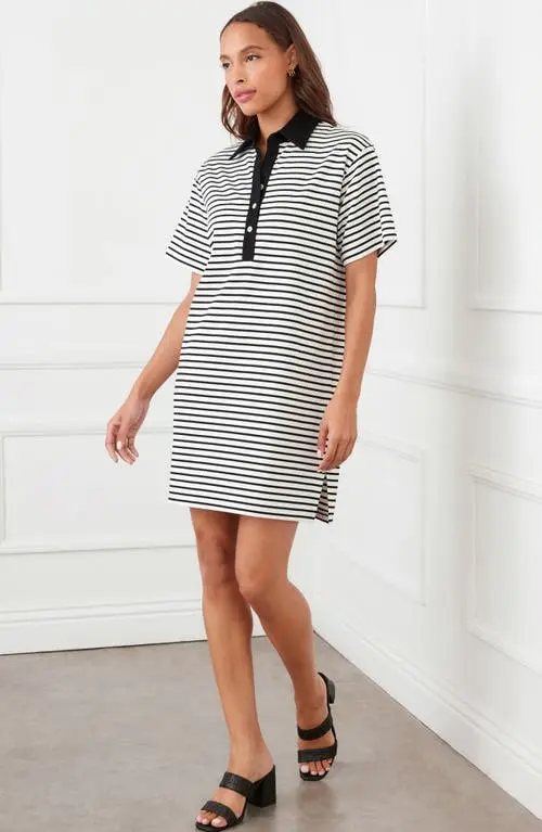 Karen Kane Stripe Polo Dress