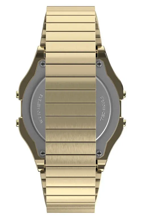 Timex® T80 Digital Chronograph Bracelet Watch