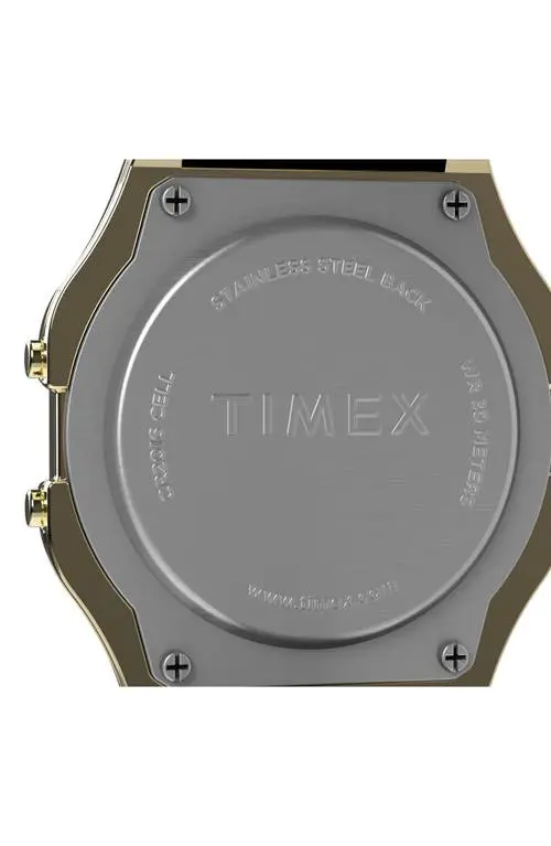 Timex® T80 Digital Chronograph Bracelet Watch