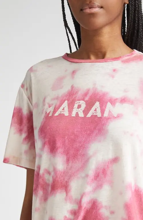 Isabel Marant Étoile Tie-dye Logo T-shirt