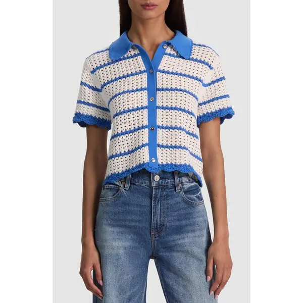 Alice + Olivia Randall Open Stitch Cardigan